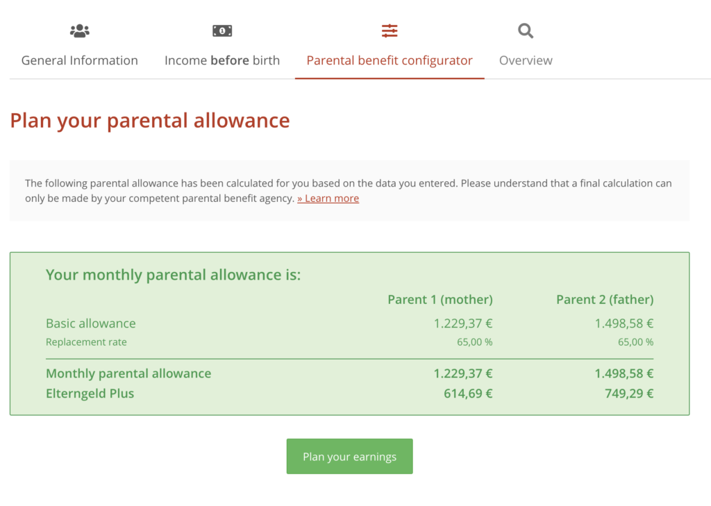 Parental allowance calculator: Calculate your allowance ️ quick & easy