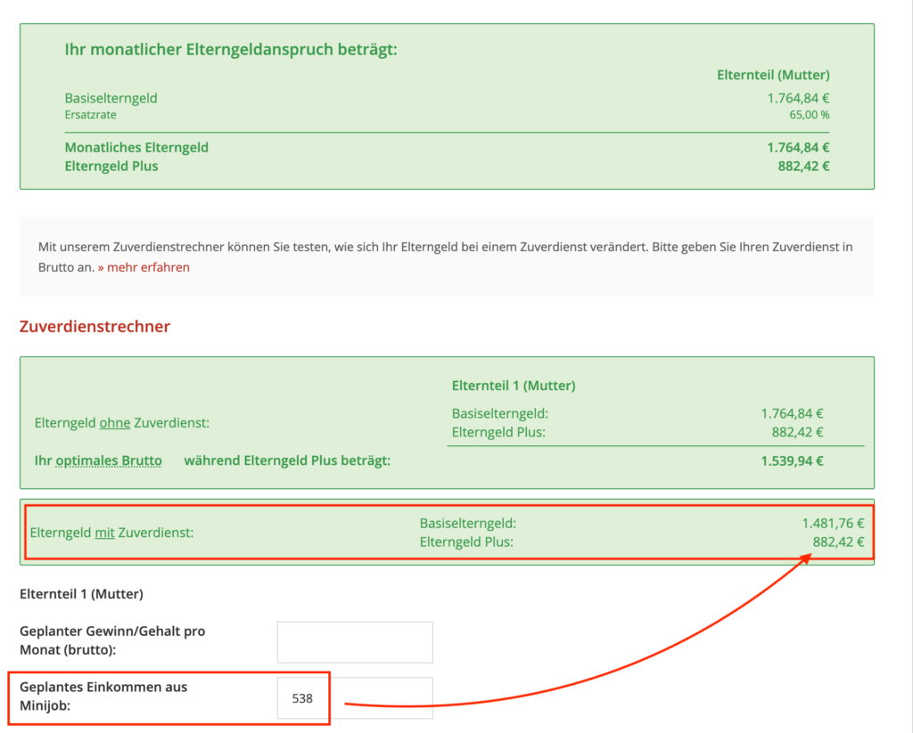 Elterngeld Plus 2025: Berechnung Beispiele Antrag